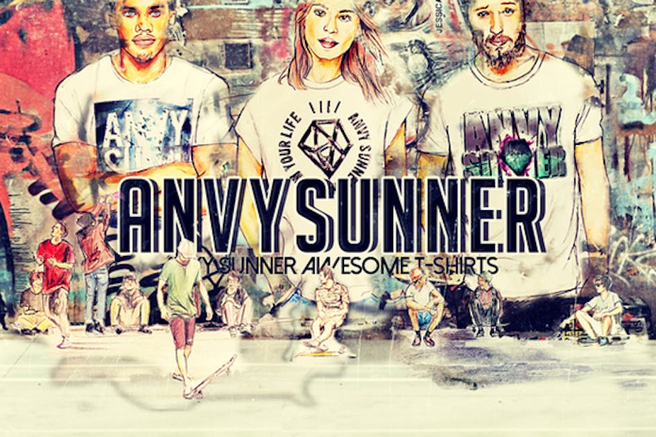 絵で魅せるAnvy Sunner！Tシャツを実物にしたい！ - CAMPFIRE (キャンプファイヤー)